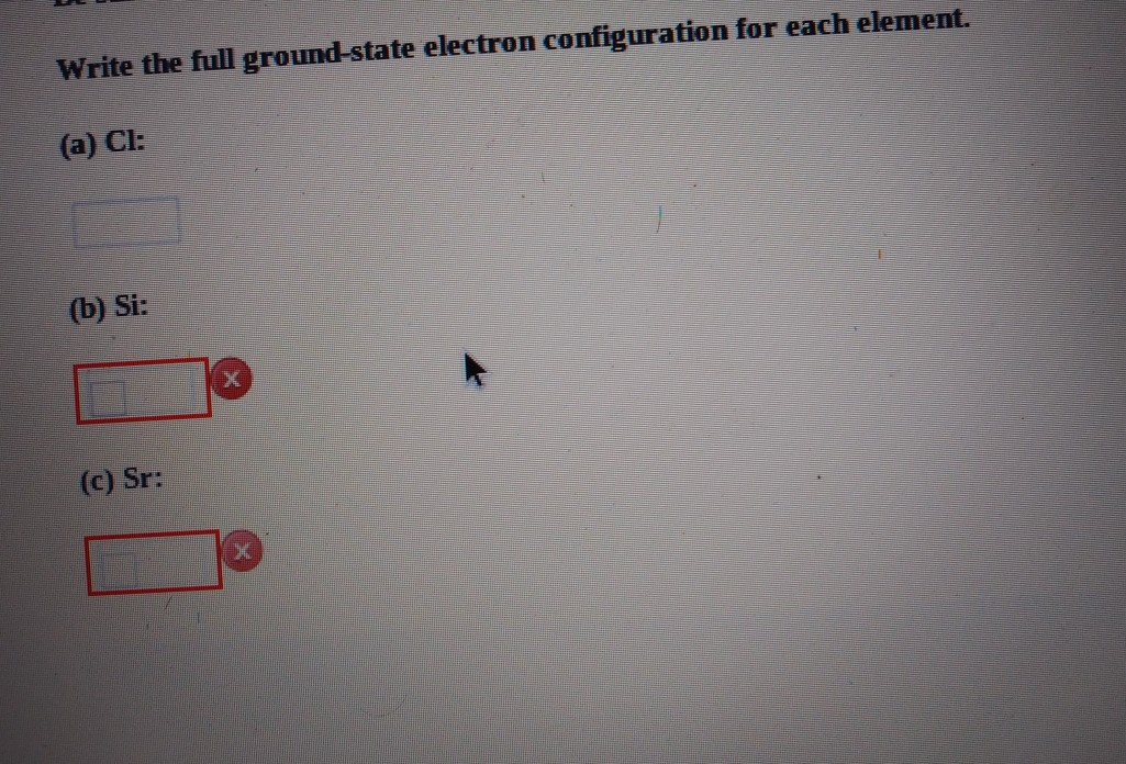 Solved Write the full ground-state electron configuration | Chegg.com
