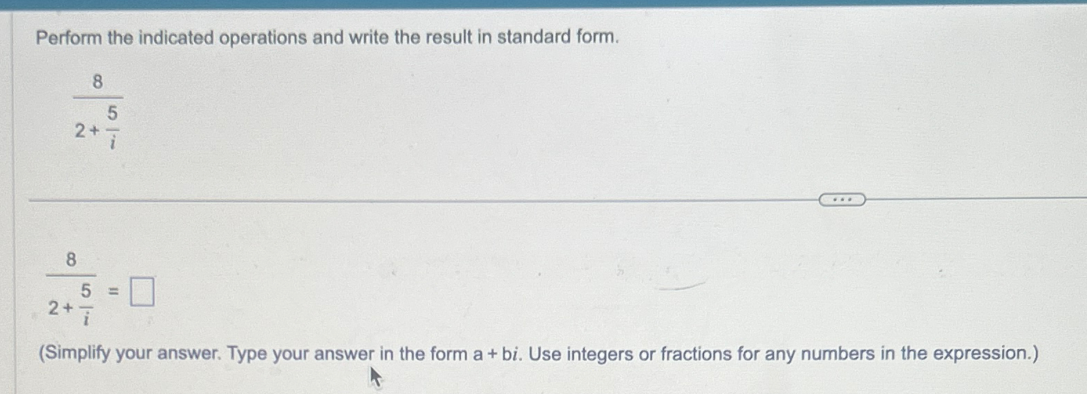 Solved Perform the indicated operations and write the result | Chegg.com