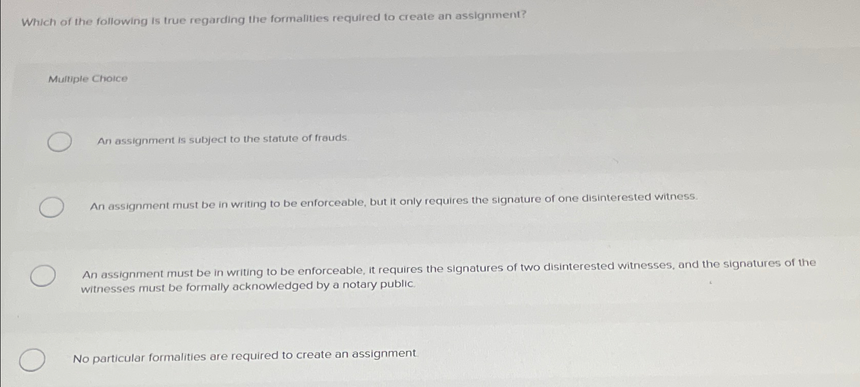 Solved Which of the following is true regarding the | Chegg.com