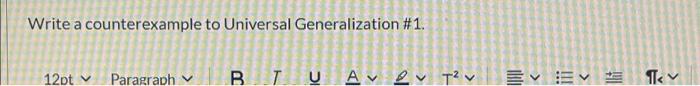Universal Generalization #1 No African countries are | Chegg.com