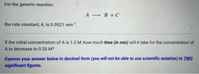 Solved The decomposition of nitrous oxide (N20) into its | Chegg.com