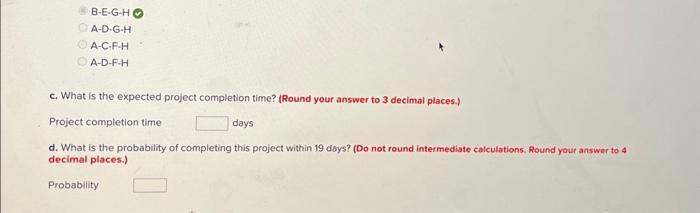 Solved Using the PERT method review the following data for a | Chegg.com