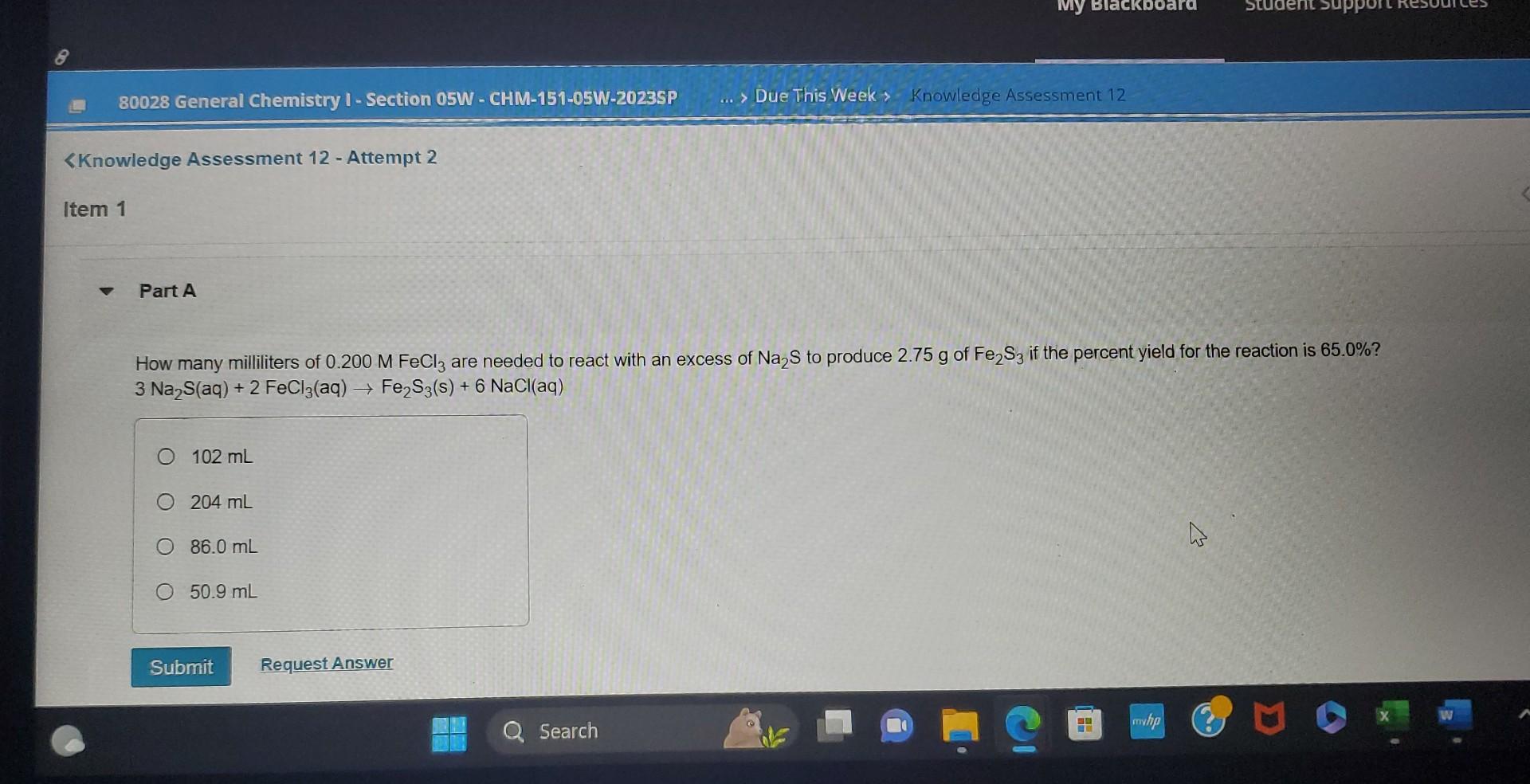 Solved How many milliliters of 0.200MFeCl3 are needed to | Chegg.com