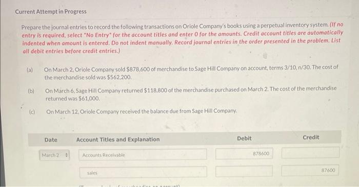 Solved Prepare the journal entries to record the following | Chegg.com