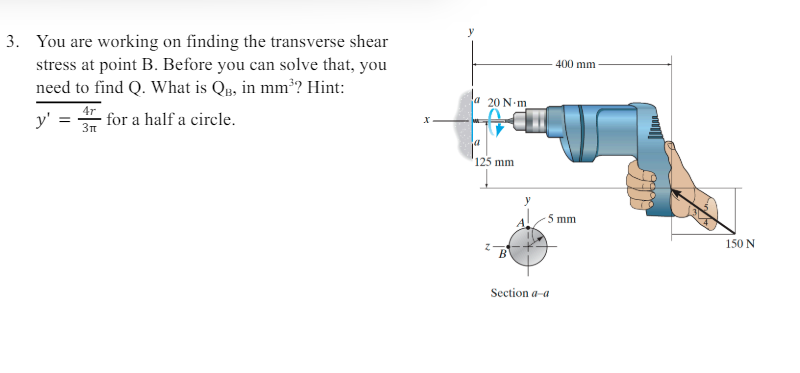 Solved You are working on finding the transverse shear | Chegg.com
