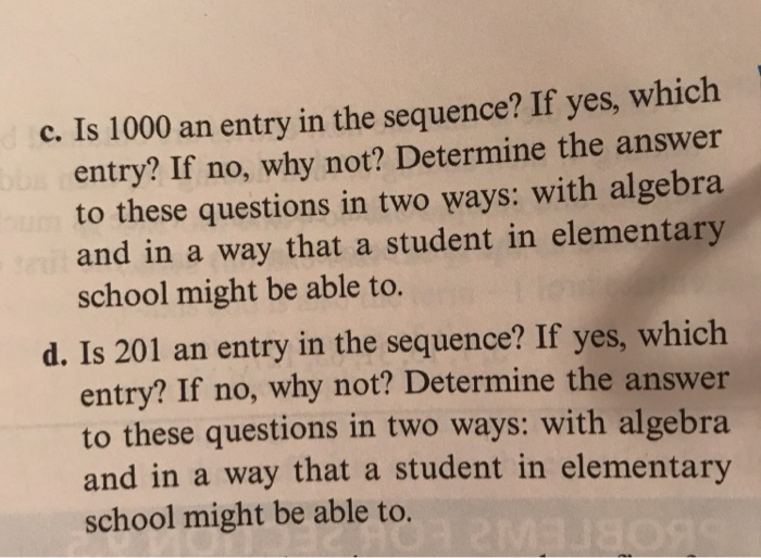Solved 6. X Consider the arithmetic sequence whose first few | Chegg.com Solved 6. X Consider the arithmetic sequence whose first few | Chegg.com
