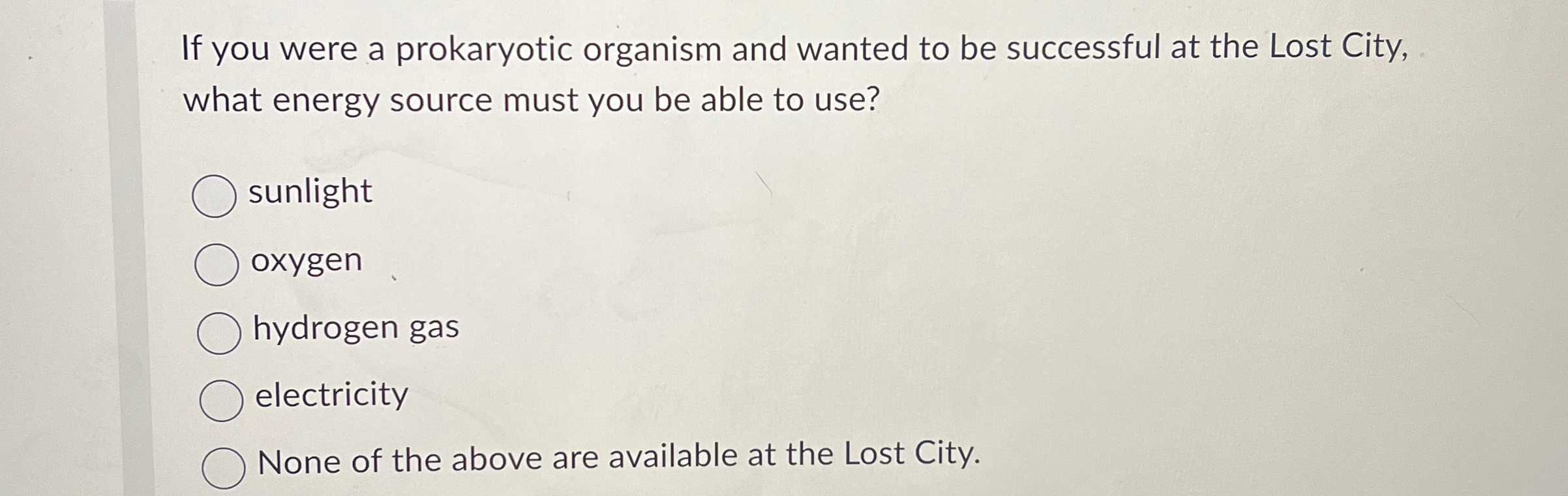Solved If you were a prokaryotic organism and wanted to be | Chegg.com