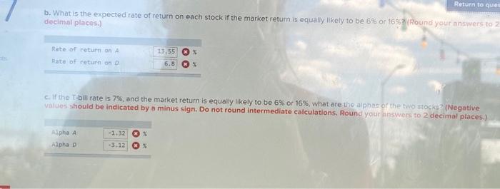 Solved Consider the following table, which gives a security | Chegg.com