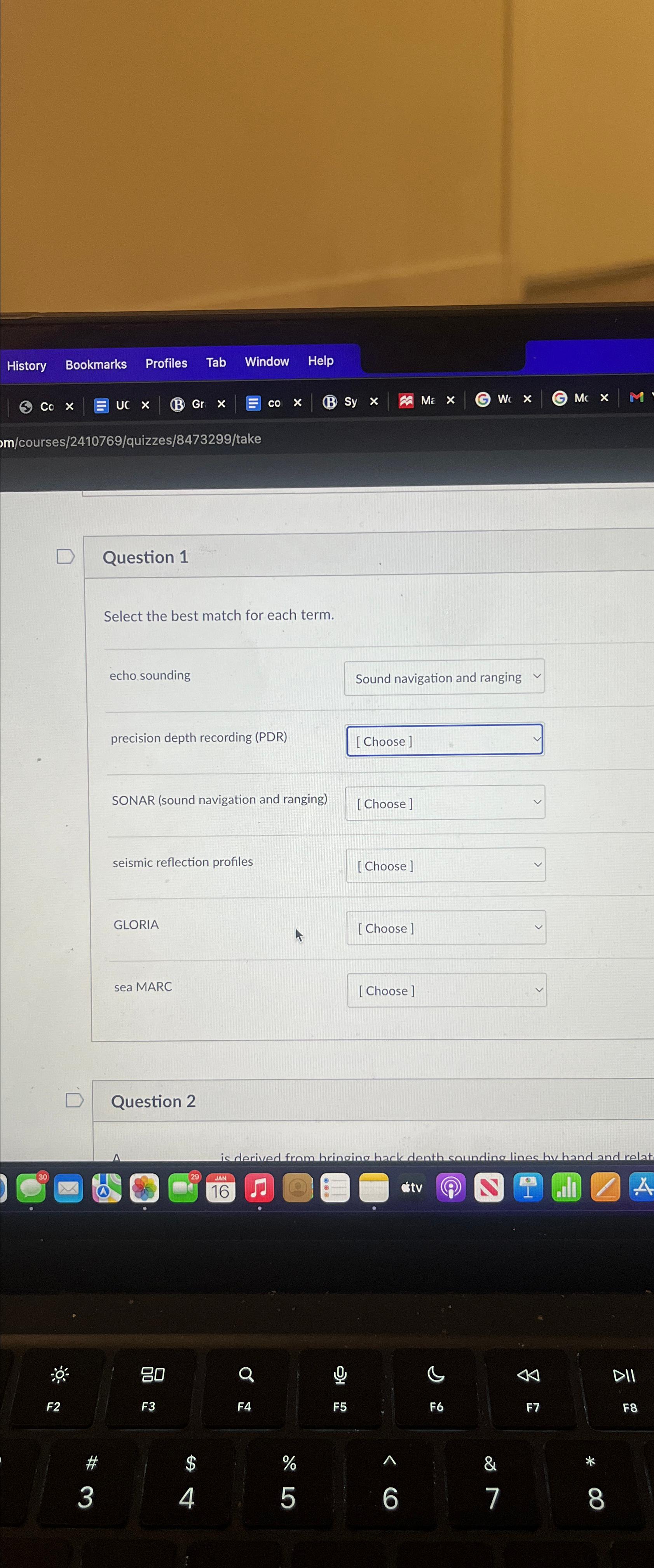 Solved Question 1Select the best match for each term.echo | Chegg.com