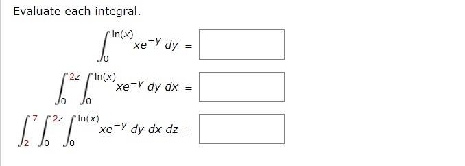 Solved Evaluate each integral. | Chegg.com