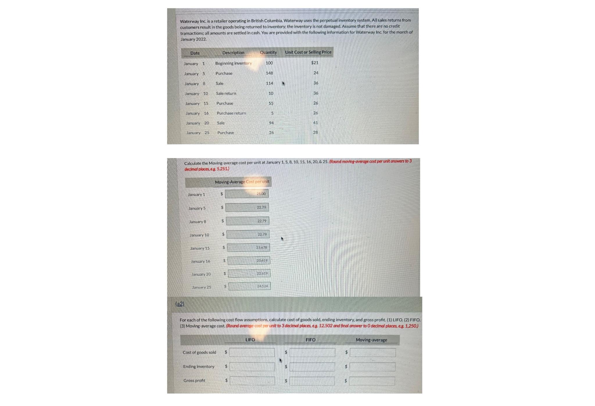 Solved Please solve a2 | Chegg.com