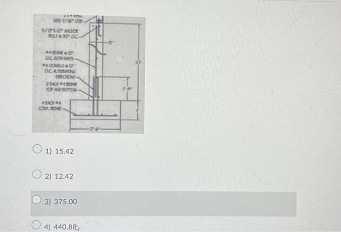 Solved Using a waste factor of 10 percent, determine the | Chegg.com