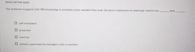 Solved Select all that applyThe textbook suggests that OB | Chegg.com