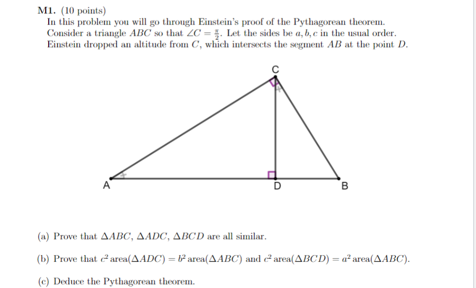 Solved M1. (10 ﻿points)In this problem you will go through | Chegg.com