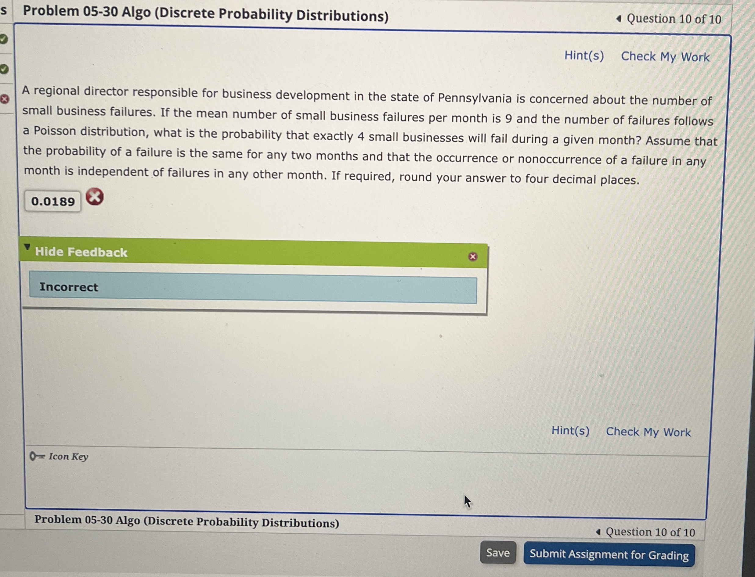 Solved Problem 05-30 ﻿Algo (Discrete Probability | Chegg.com