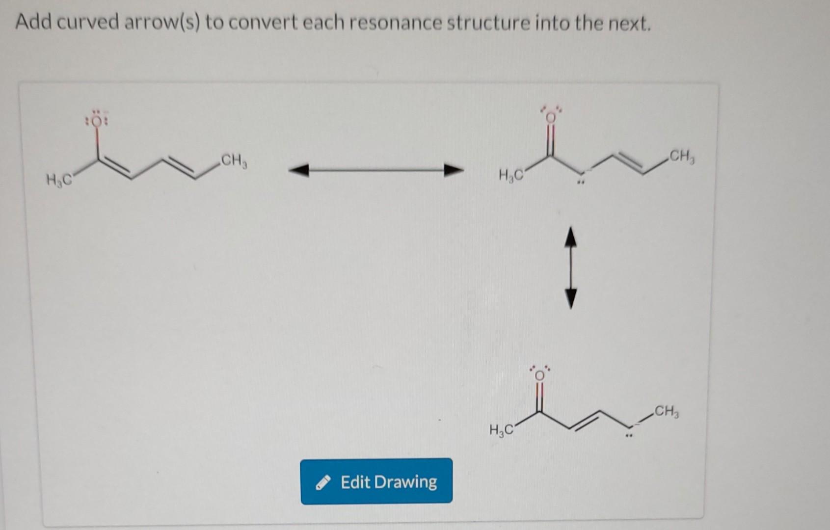Solved Add Curved Arrow S To Convert Each Resonance
