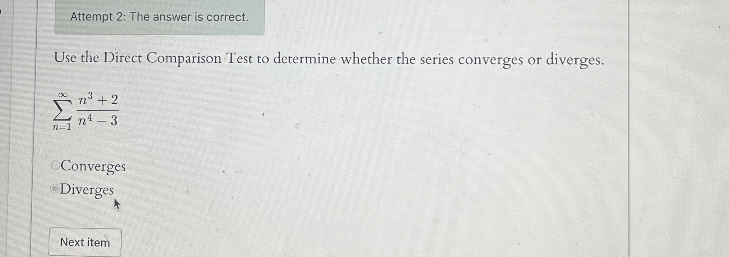 Solved Attempt 2: The answer is correct.Use the Direct | Chegg.com