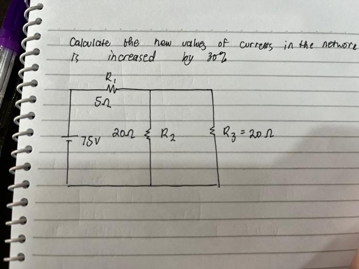 Solved using compensation theoremCalculate the new values of | Chegg.com
