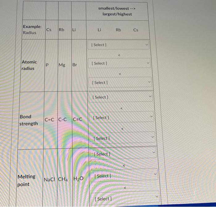 Solved in order increasing | Chegg.com