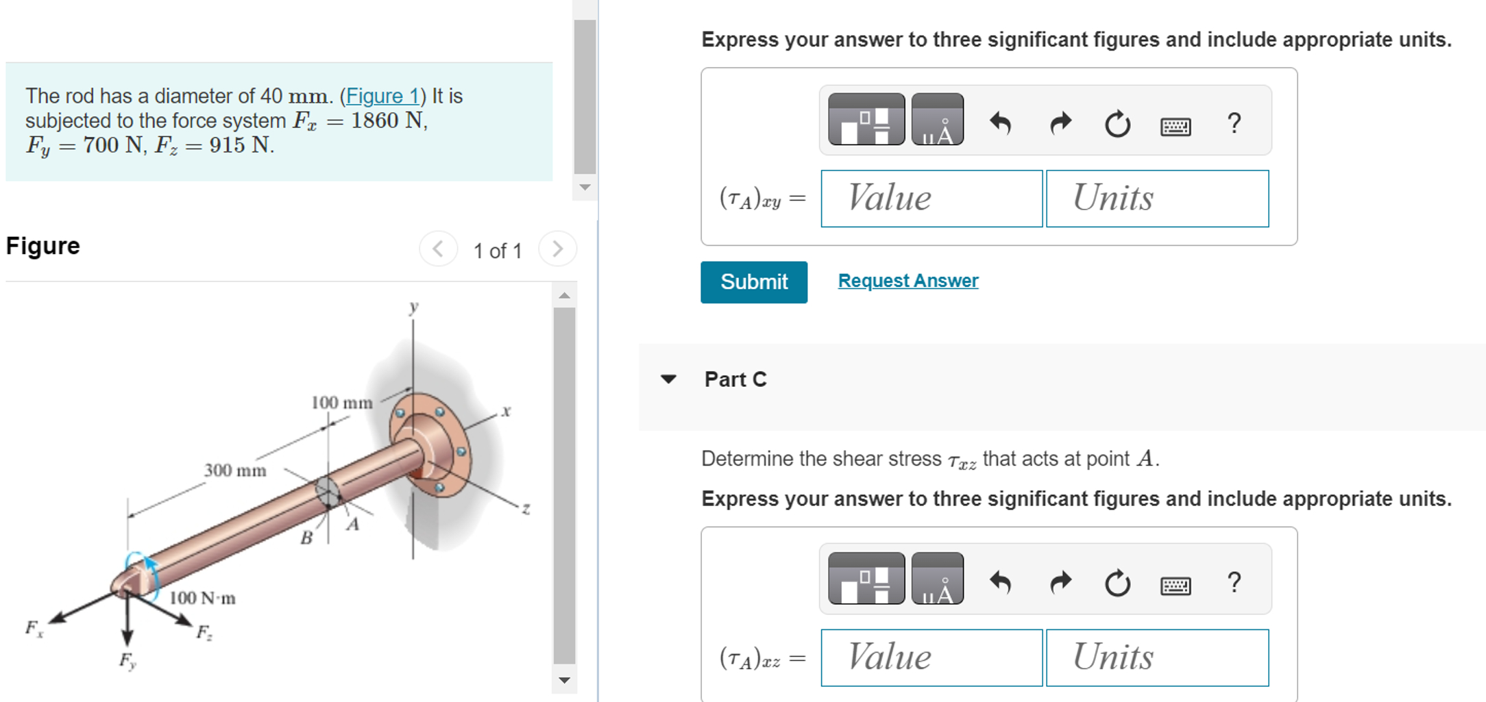 Solved Express your answer to three significant figures and | Chegg.com