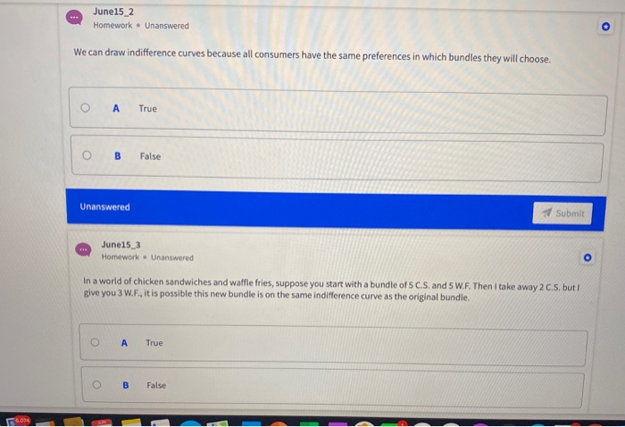 Solved All these questions apply to "typical" indifference | Chegg.com