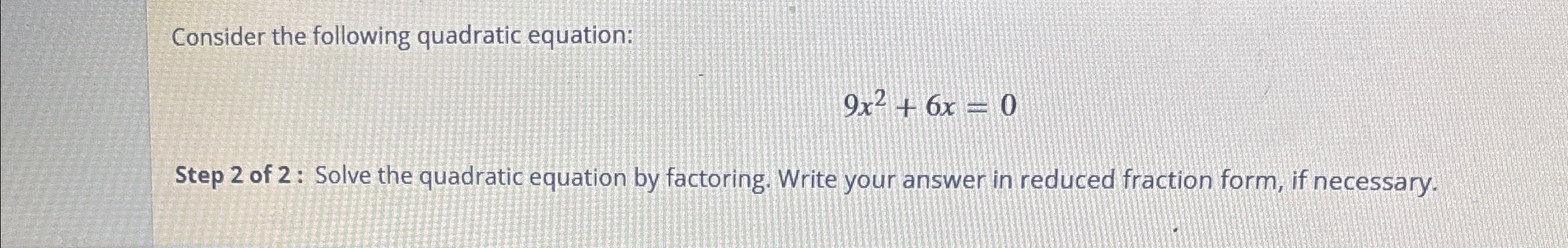 Solved Consider the following quadratic | Chegg.com