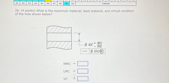 Solved 26. ( 4 points) What is the maximum material, least | Chegg.com