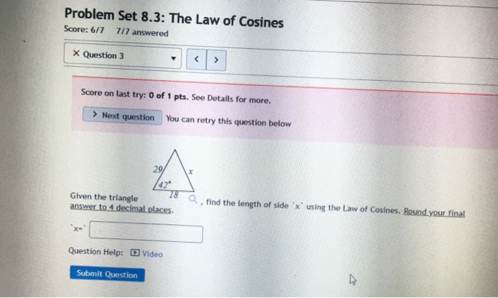 Solved Problem Set 8.4: Heron's Formula Due Monday by 8am | Chegg.com