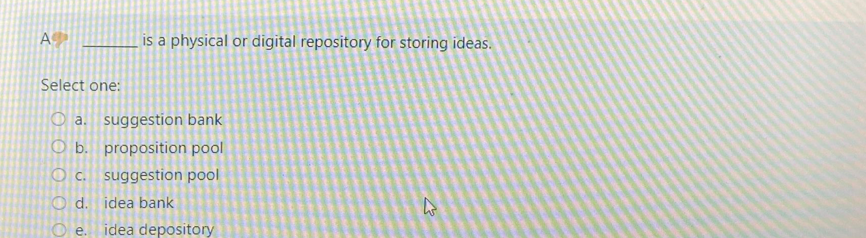 Solved A ﻿is a physical or digital repository for storing | Chegg.com