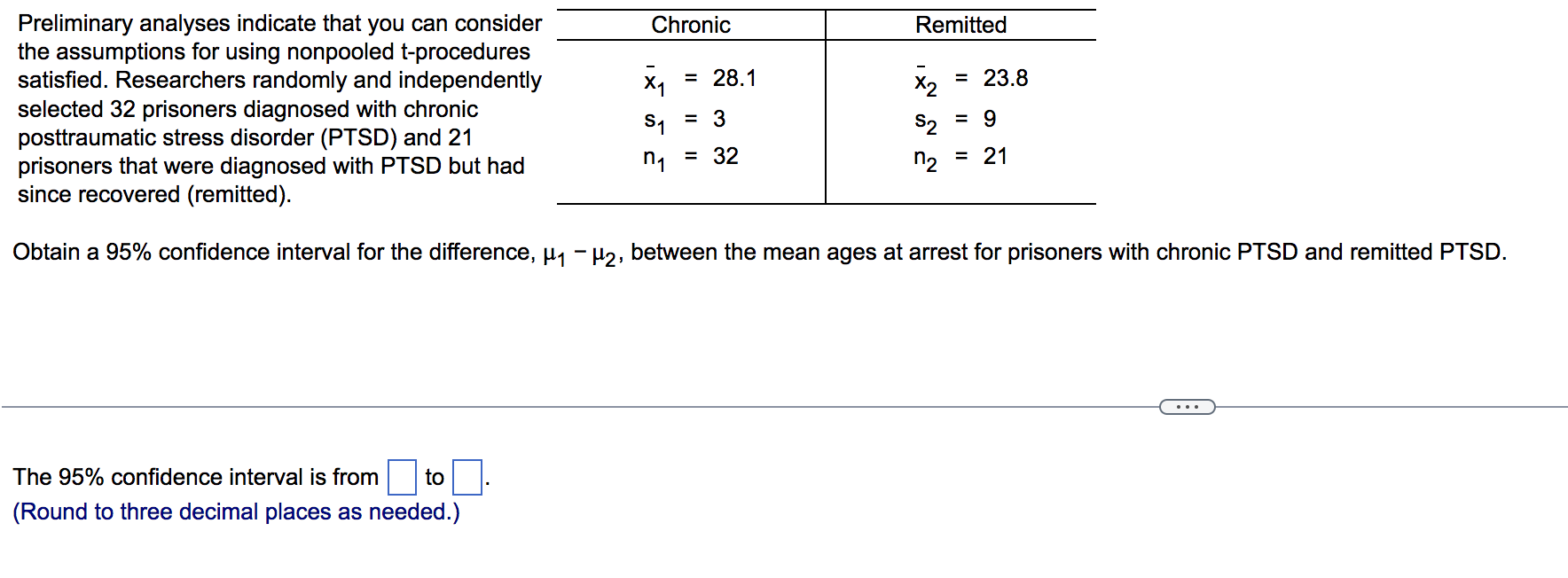 Solved Preliminary analyses indicate that you can | Chegg.com