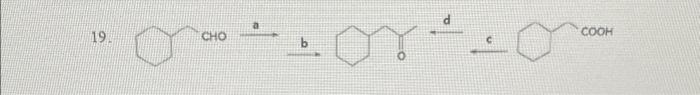 Solved а 19 CHO COOH | Chegg.com