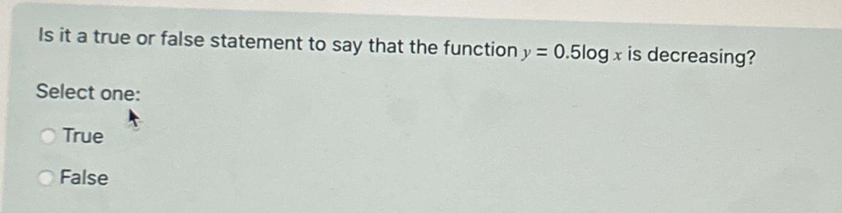 Solved Is it a true or false statement to say that the | Chegg.com