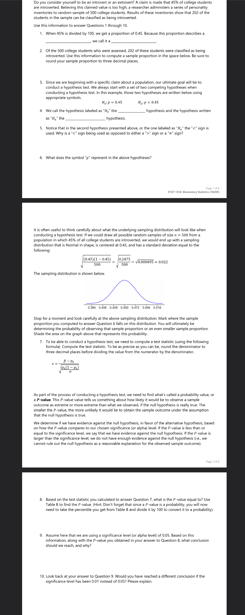 Solved Do you consider yourself to be an introvert or an | Chegg.com