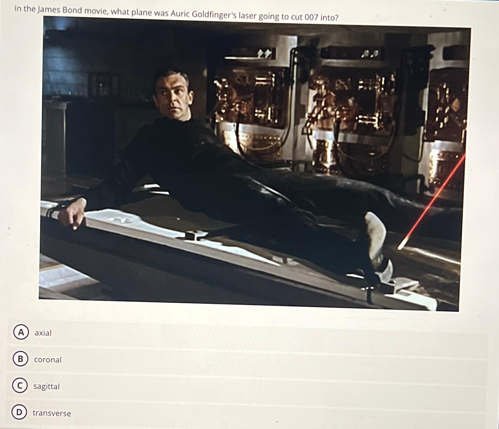 Solved In the James Bond movie, what plane was Auric | Chegg.com