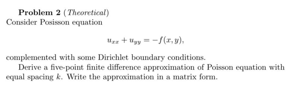 Solved Problem 2 (Theoretical)Consider Posisson | Chegg.com