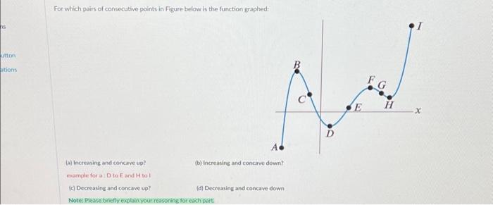 Solved ns utton ations For which pairs of consecutive points | Chegg.com