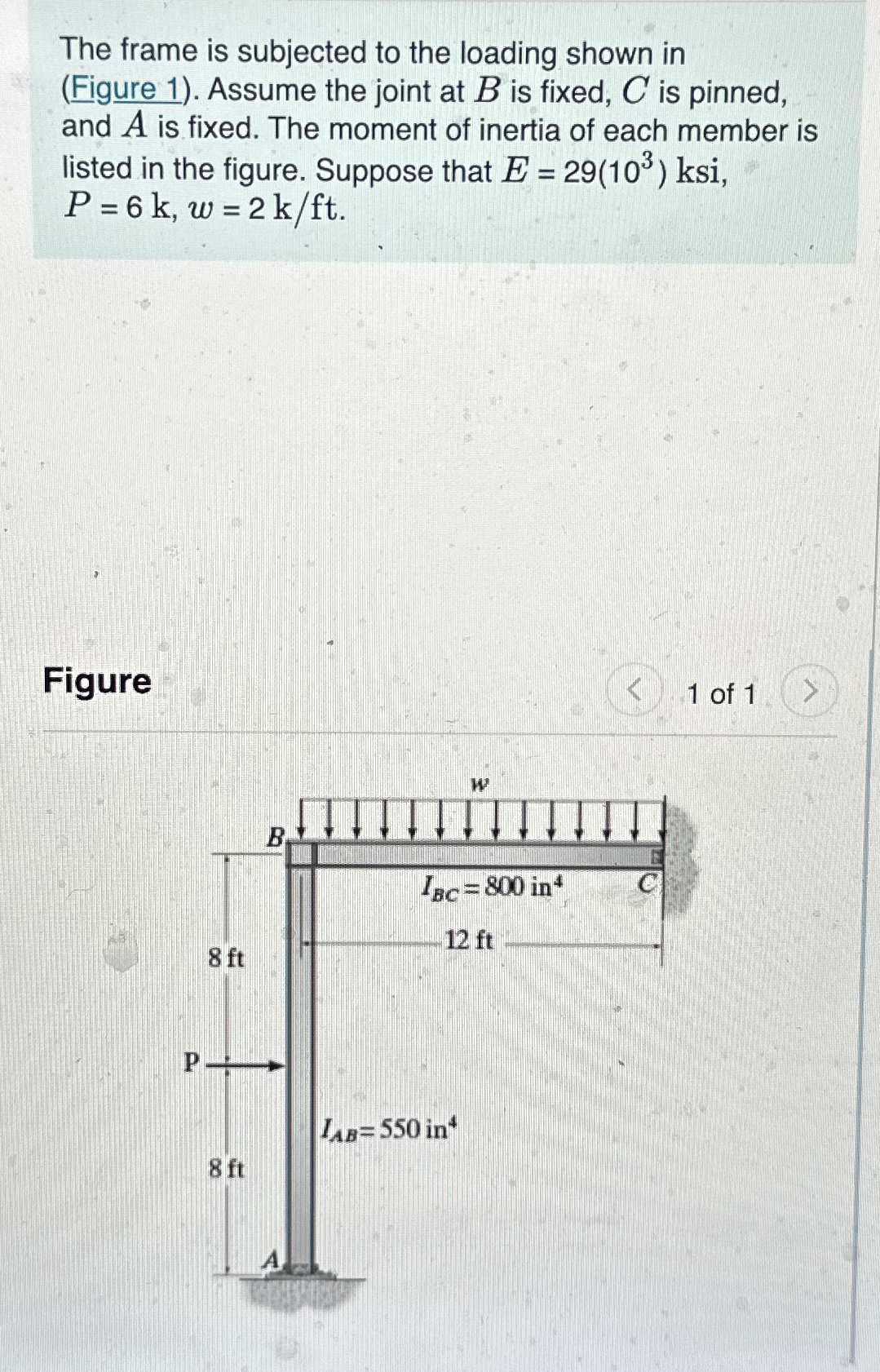 Solved The frame is subjected to the loading shown in | Chegg.com