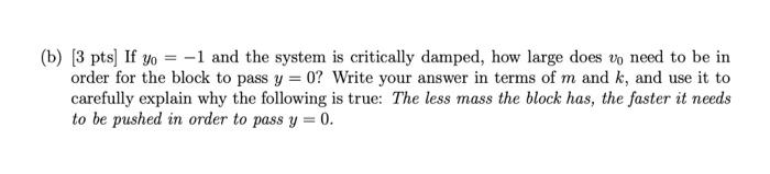 This is an advanced math problem in ODE. Please write | Chegg.com