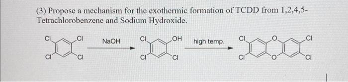 Solved Propose a mechanism for the exothermic formation of | Chegg.com