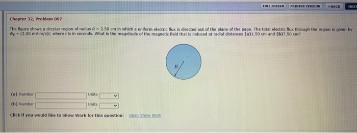 Solved FULL SCREEN PRINTER VERSION - BACK NEXT Chapter 32, | Chegg.com