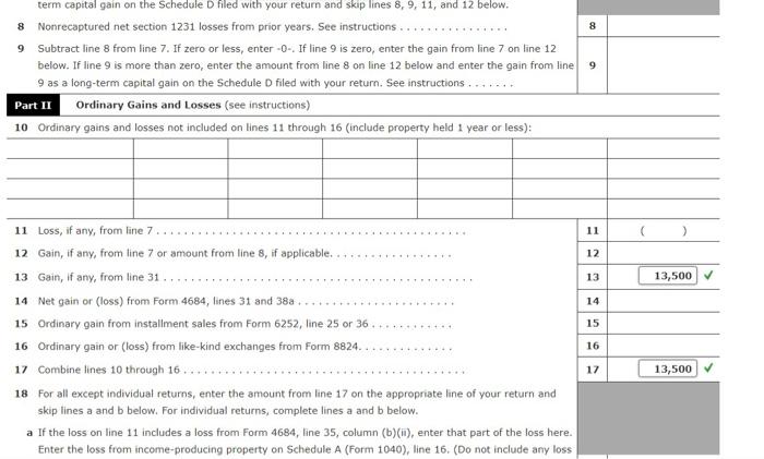 Problem i-1s Calculotien ef Goin of Lass, Sectwn 1231 | Chegg.com