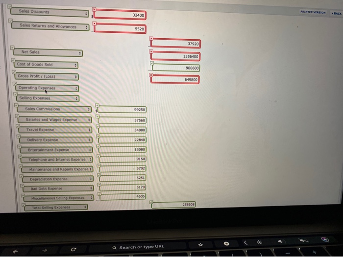 Solved INTER VERSION BACK Problem 4-4 (Part Level | Chegg.com