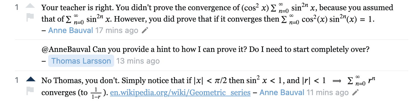 Solved 1. ﻿Prove that this series is convergent for fixed x | Chegg.com
