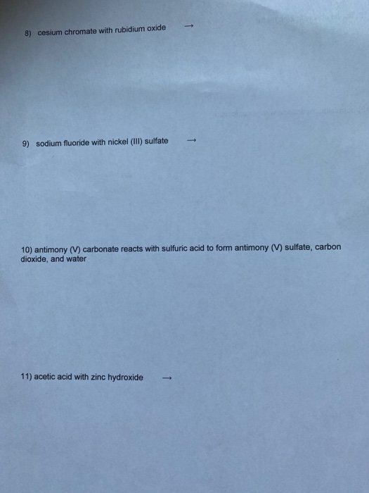 Solved SUPPLEMENTAL EXPERIMENT - NET IONIC EQUATIONS Name: | Chegg.com