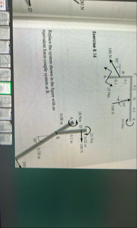 Solved Exercise 8.14Replace the system shown in the figure | Chegg.com