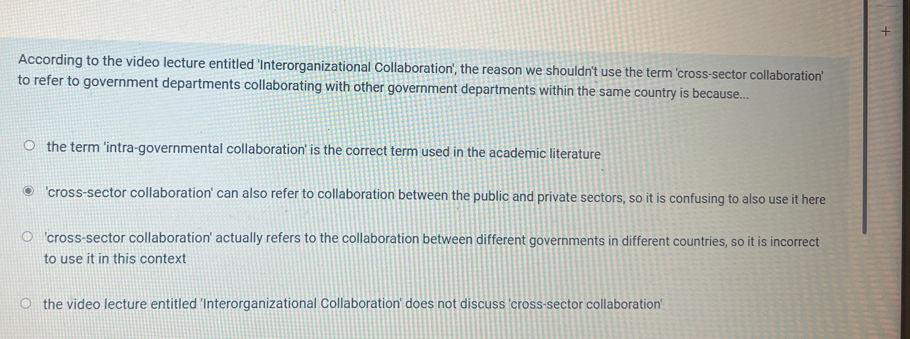 Solved According to the video lecture entitled | Chegg.com