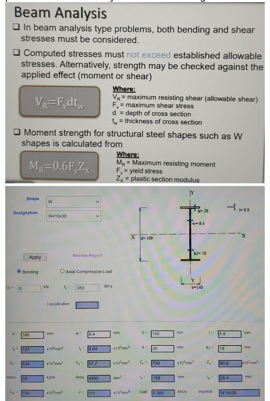 Solved Beam Analysis In beam analysis type problems, both | Chegg.com