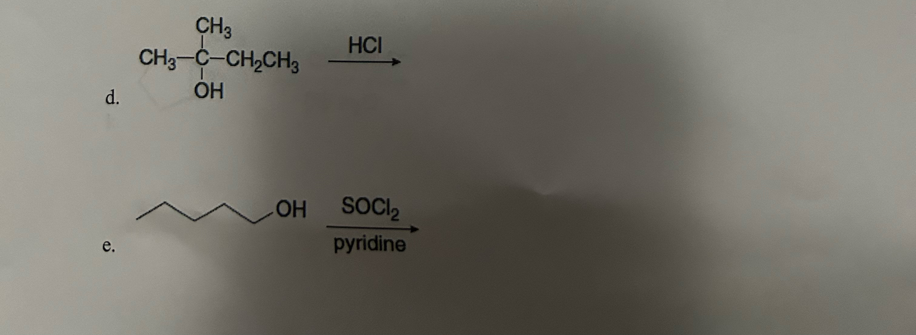 Write the reactants or products of each reaction | Chegg.com