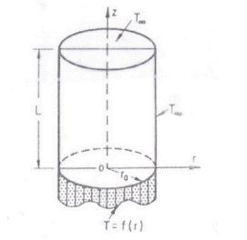 Solved Consider a cylinder of circular cross section with a | Chegg.com