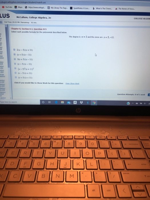 Solved edugen wileyplus.com/edugen/student/mainfr.uni Wule | Chegg.com